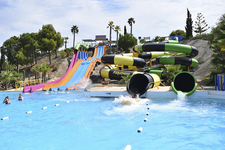 Atracciones del parque acuático de Almería en Vera - AquaVera